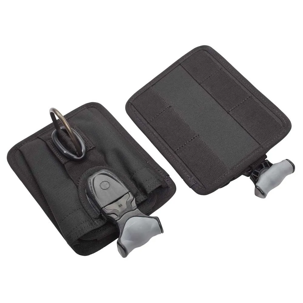 OMS Vertical Ballast System With Removabel D-Ring weight pocket Black ...
