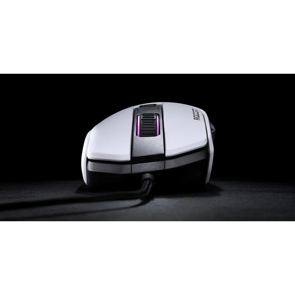 Roccat Kain 100 Aimo RGB Gaming Mouse White | Techinn