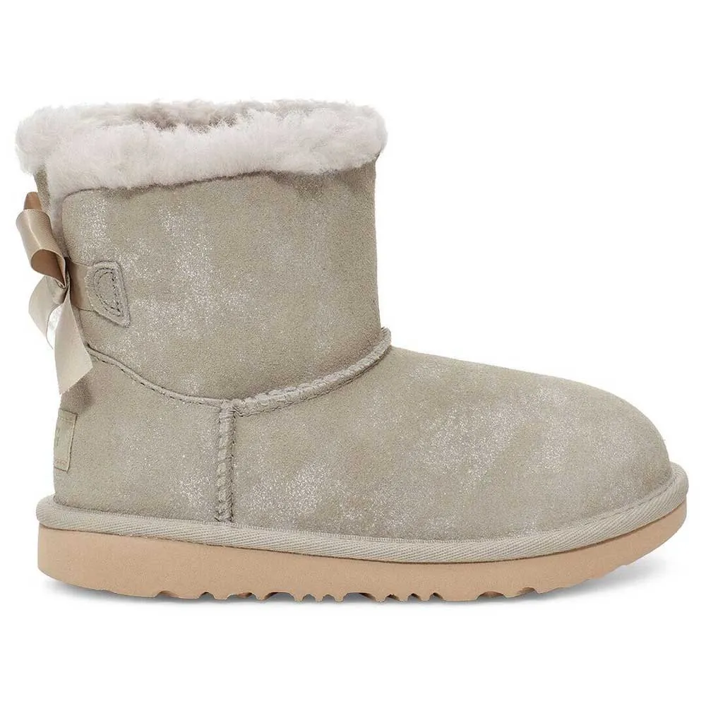 Ugg Mini Bailey Bow II Shimmer Boots | Dressinn
