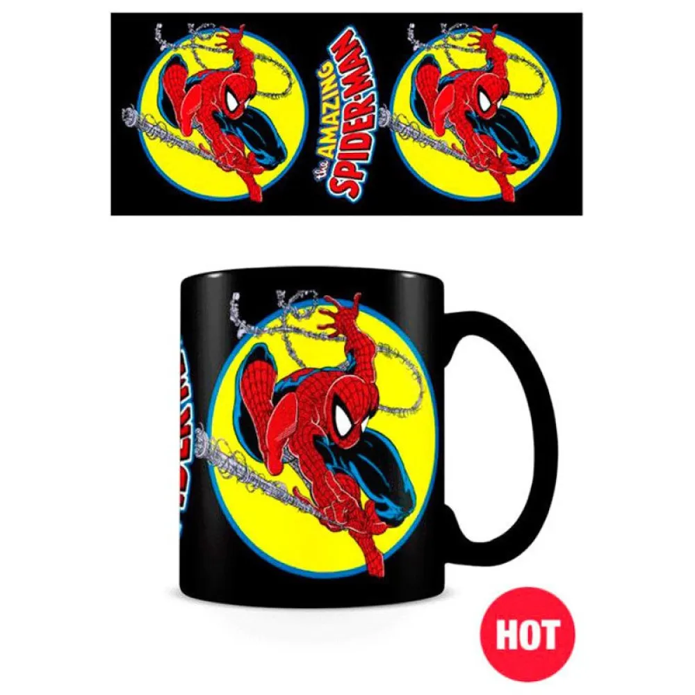 Marvel Spiderman Heat Change Mug Black | Techinn