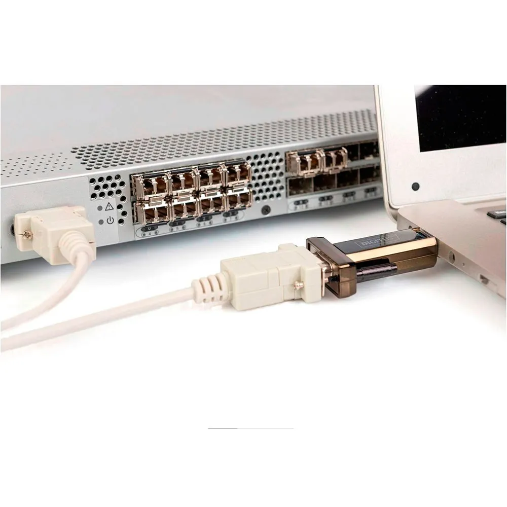 Digitus USB 2.0 Serial Adapter DSUB 9M With USB A Cable 80 cm Black ...