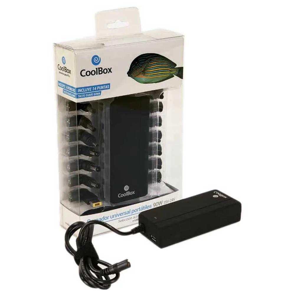 Coolbox Laptop Adapter 90W Charger Black | Techinn