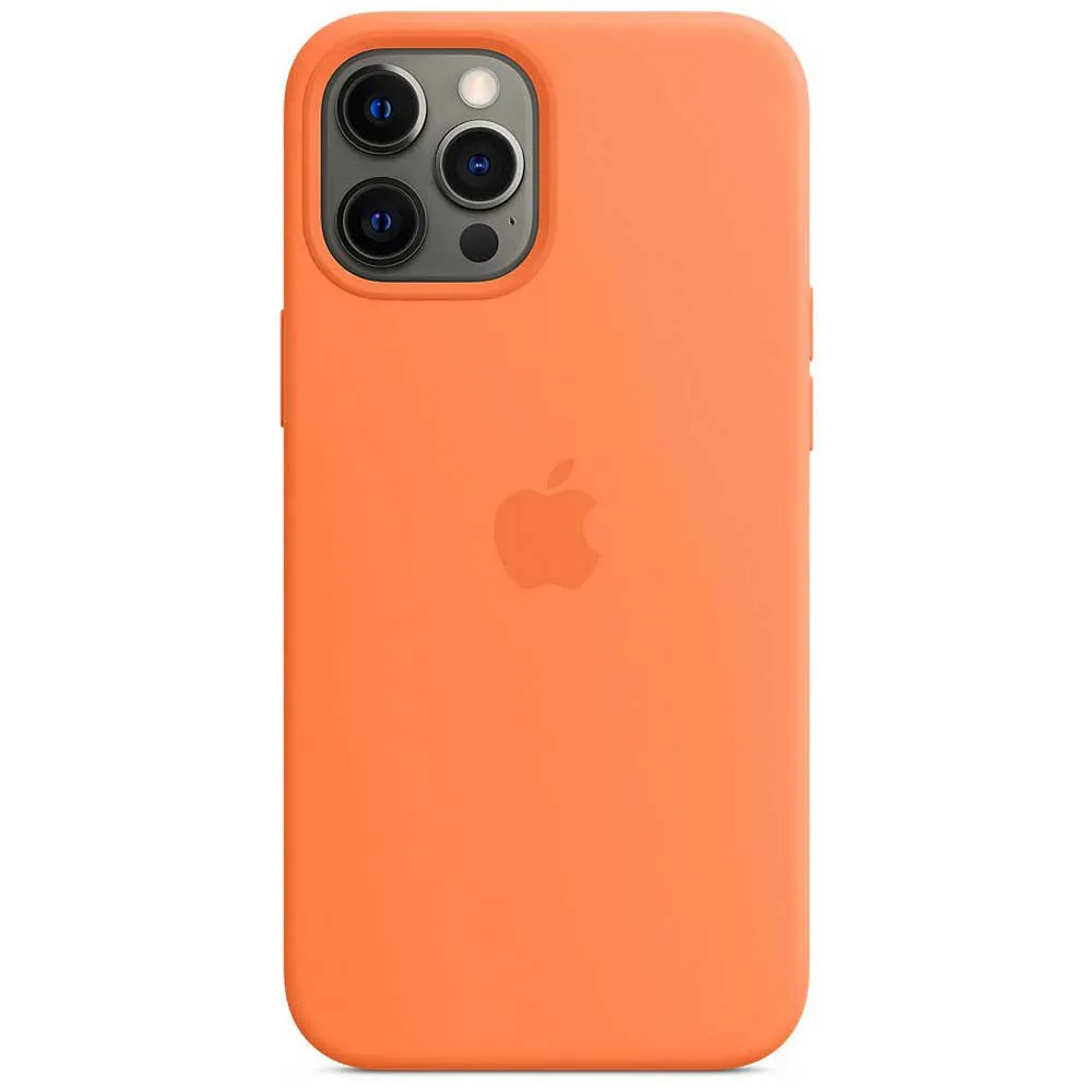 Apple IPhone 12 Pro Max Silicone Case With MagSafe Naranja| Dressinn