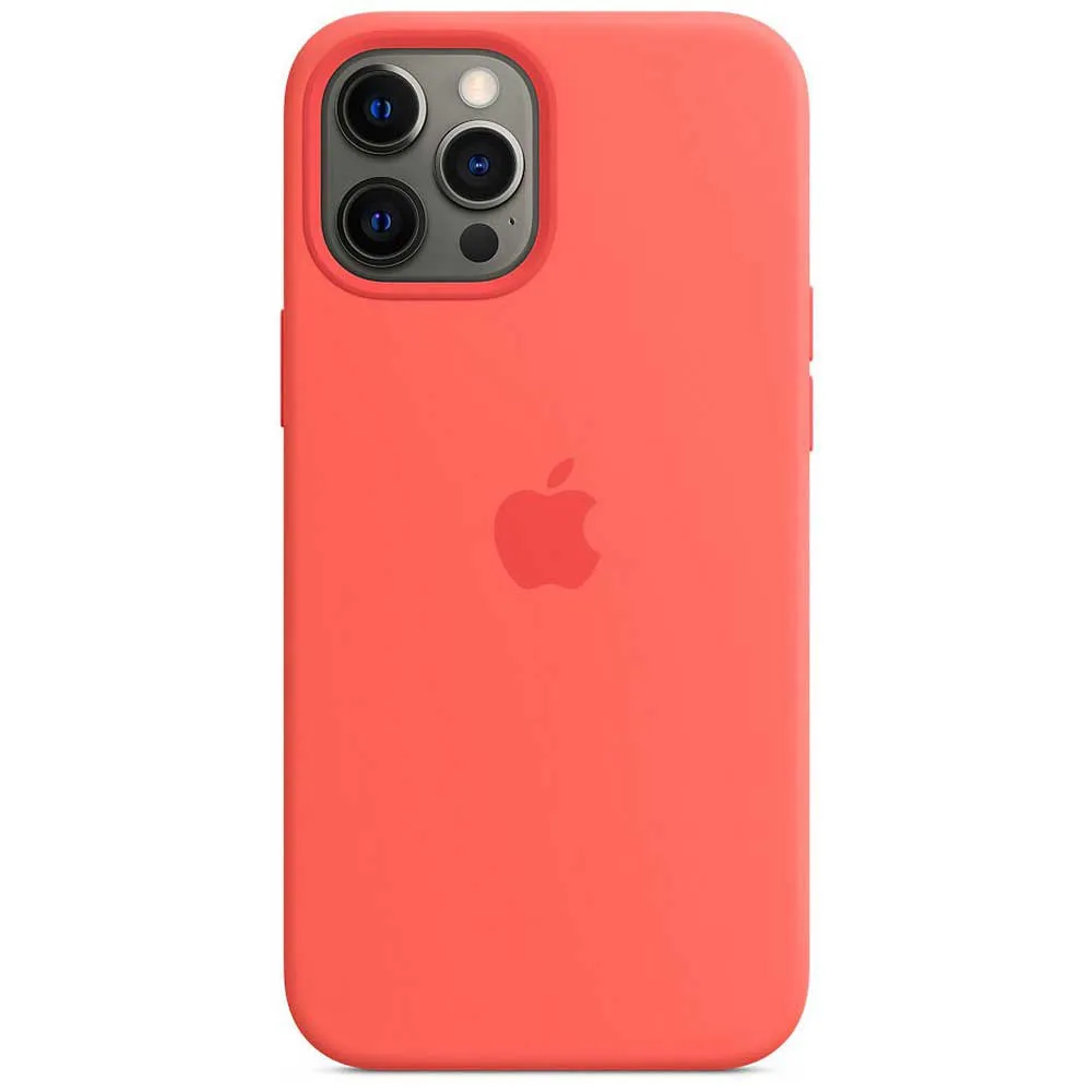 Apple IPhone 12 Pro Max Silicone Case With MagSafe Orange| Dressinn