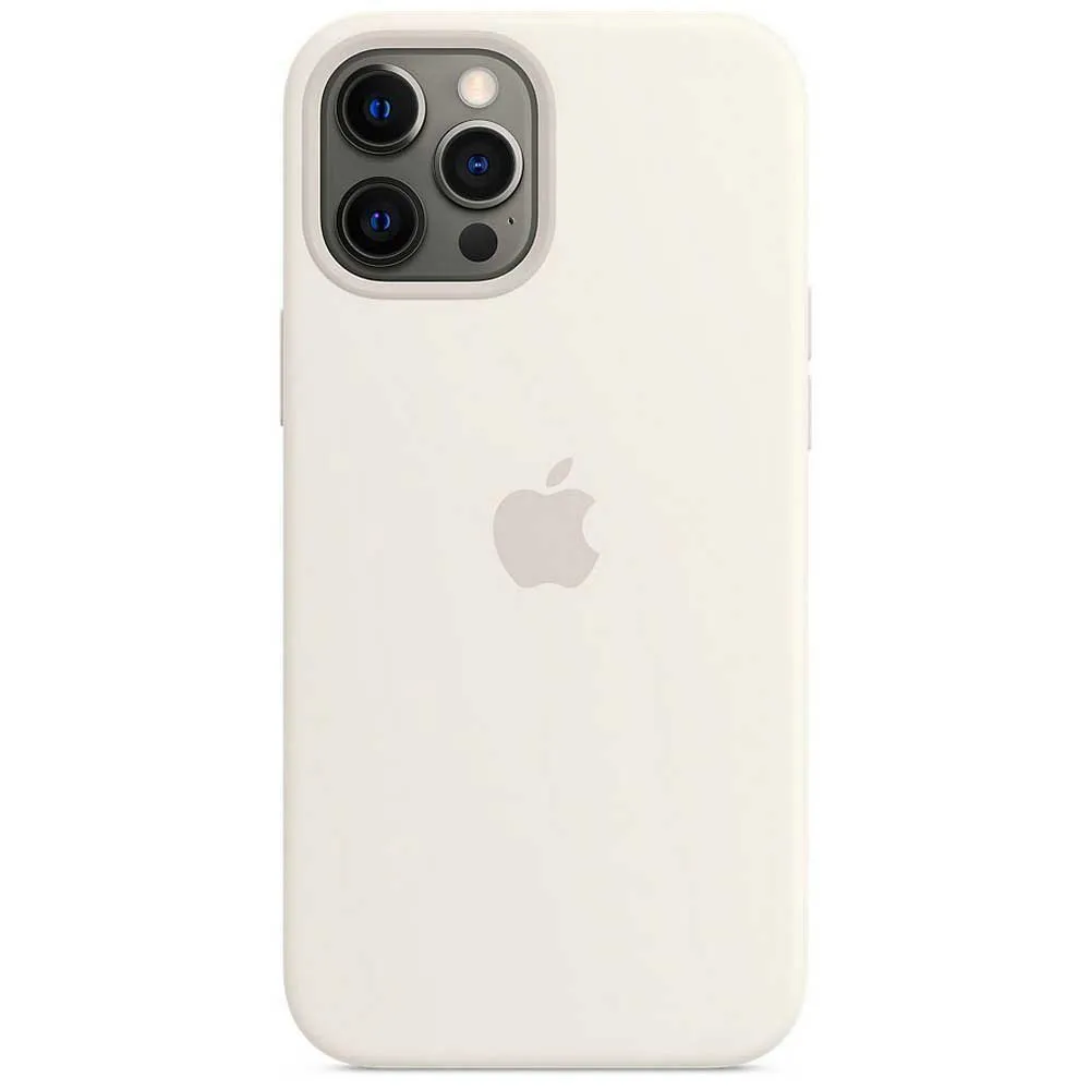 Apple iPhone 12 Pro Max Silicone Case With MagSafe White| Dressinn