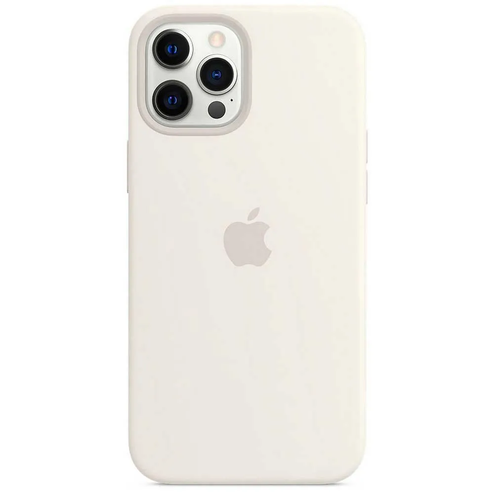 Apple iPhone 12 Pro Max Silicone Case With MagSafe White| Dressinn