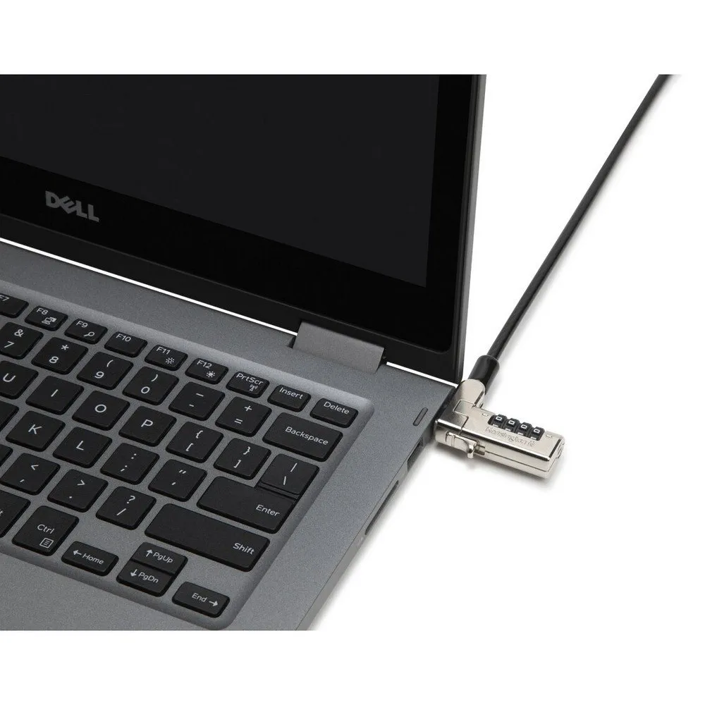 Kensington Slim N17 Combination Lock For Wedge-Shaped Slot Black, Techinn