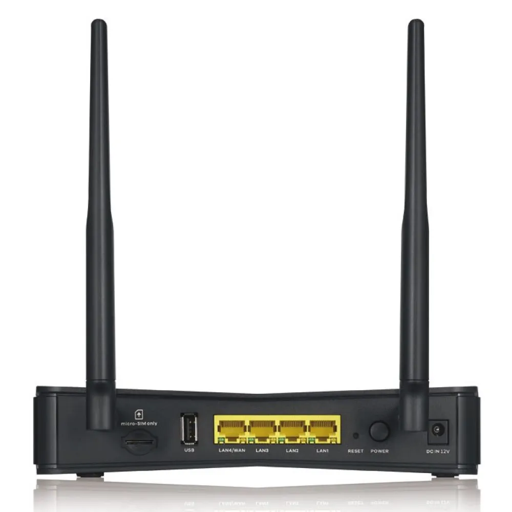 Zyxel LTE3301 Plus Wireless Router Black | Techinn