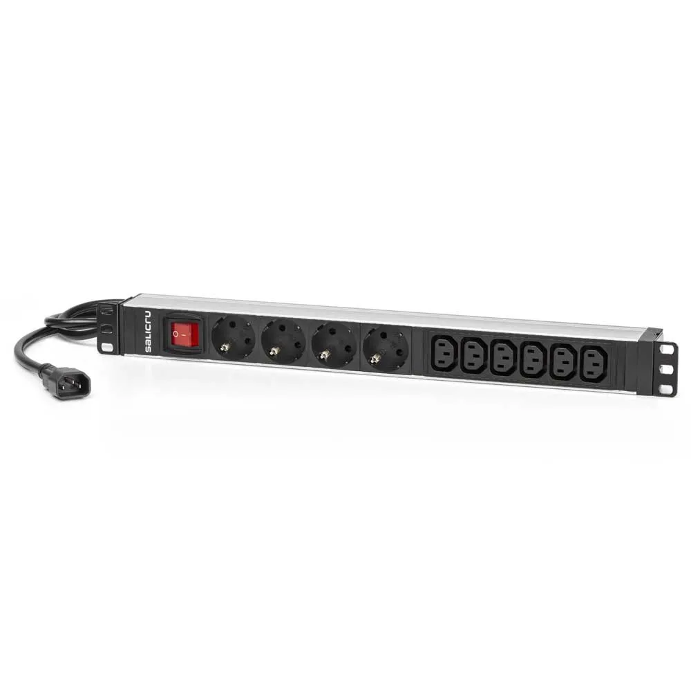 Salicru SPS 4+6 Socket PDU SCH+C13/C14 Power strip | Techinn