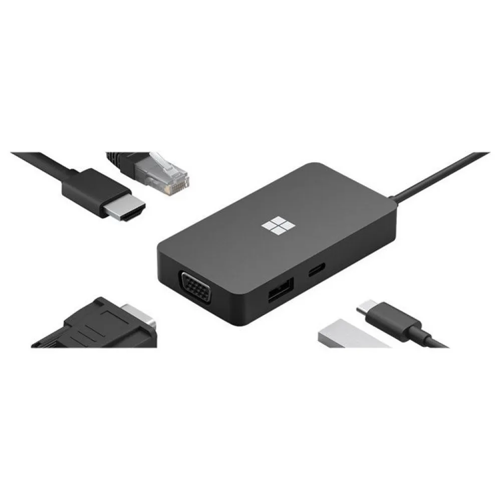 Microsoft Surface USB-C Ttravel Hub Black | Techinn