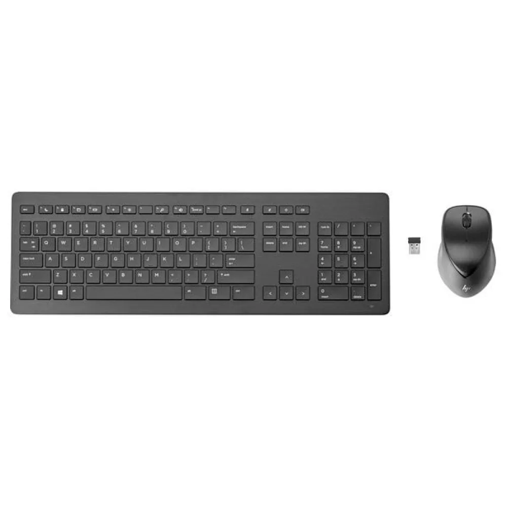 HP 950MK Rechargeable Combo Wireless Keyboard And Mouse Black| Techinn