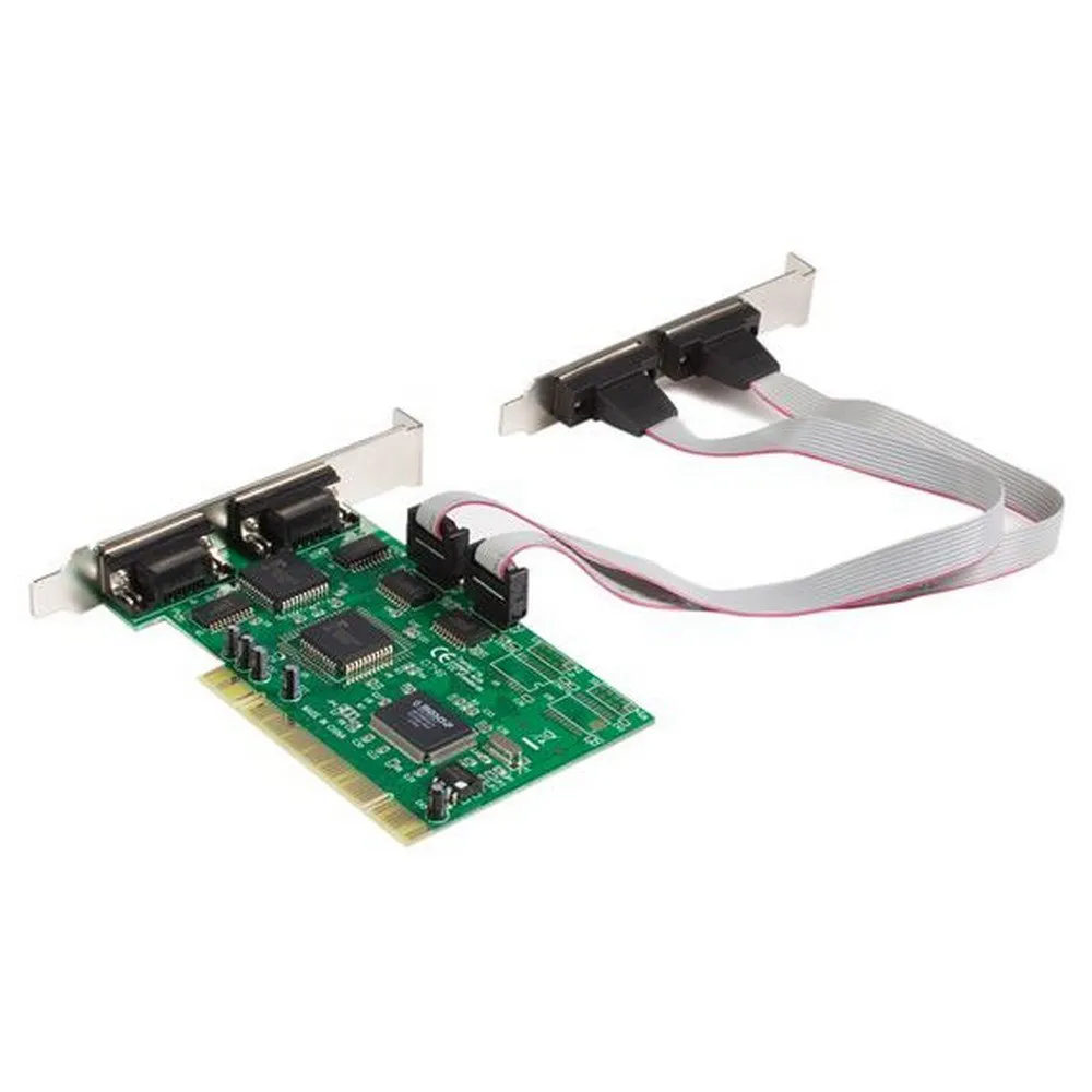 Startech DB9 RS232 PCI 4 Port PCI-E Expansion Card | Techinn