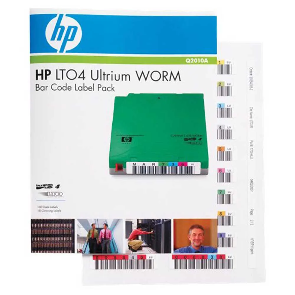 Hpe LTO-4 Ultrium WORM Bar Code Label Pack | Techinn