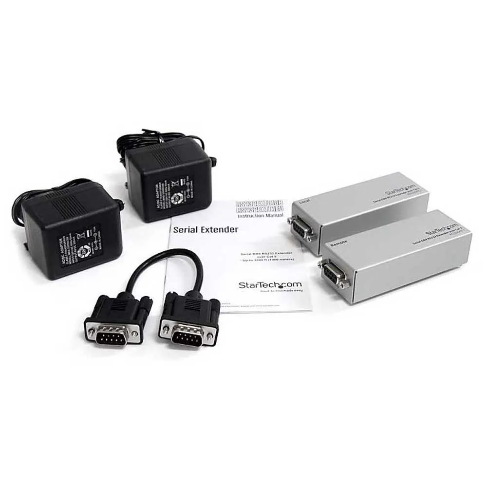 Startech RS232 DB9 CAT.5 Ethernet Extensor Extender | Techinn