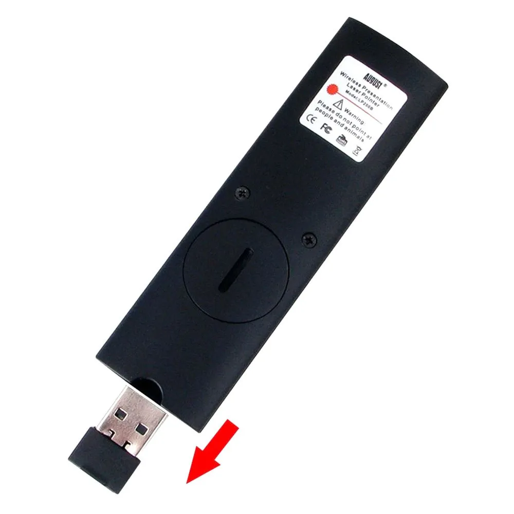 August LP200 Presenter With Laserpointer Black | Techinn