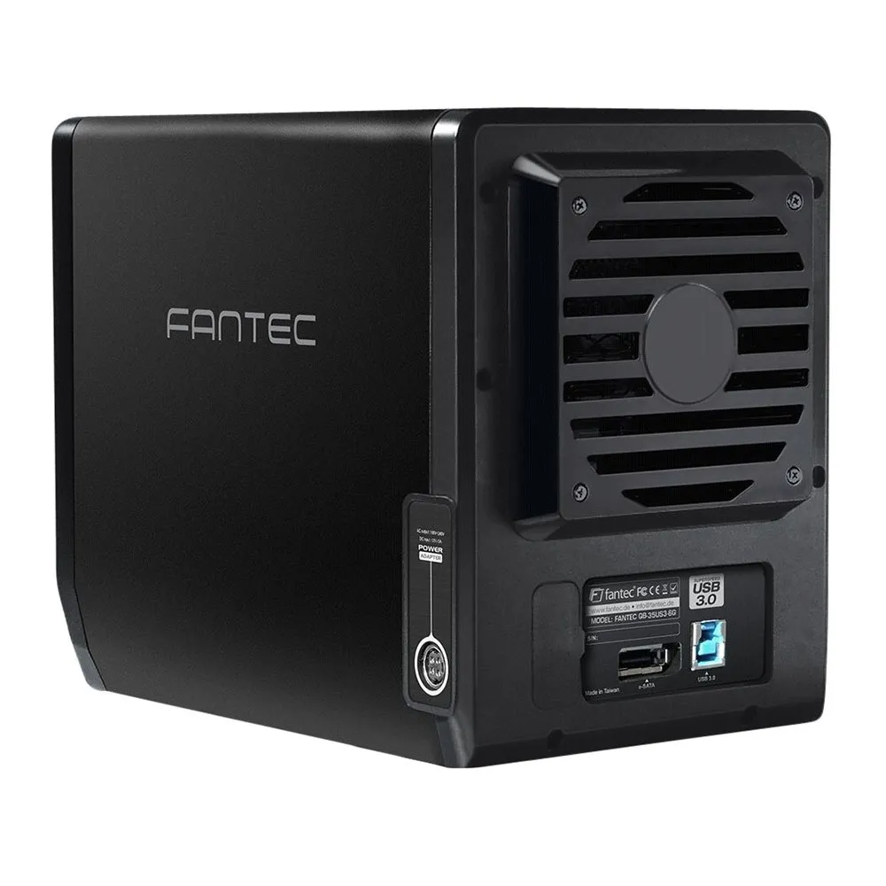 Fantec QB-35US3-6G 4x3.5 Sata HDD USB 3.0 eSata External Hard Drive ...
