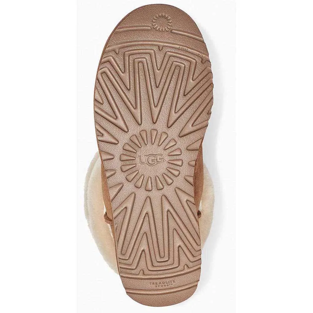 Ugg Fluff Mini Belted Brown | Dressinn