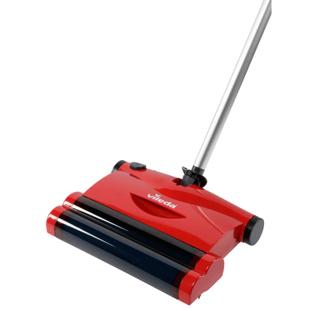 Vileda Quick & Clean Electric Broom Red | Techinn