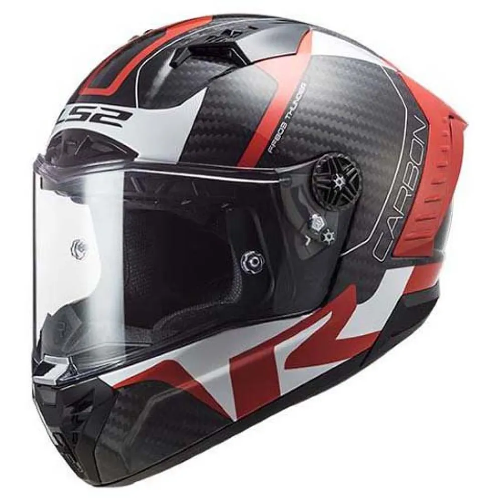 LS2 FF805 Thunder Carbon Racing 1 Full Face Helmet Red| Motardinn