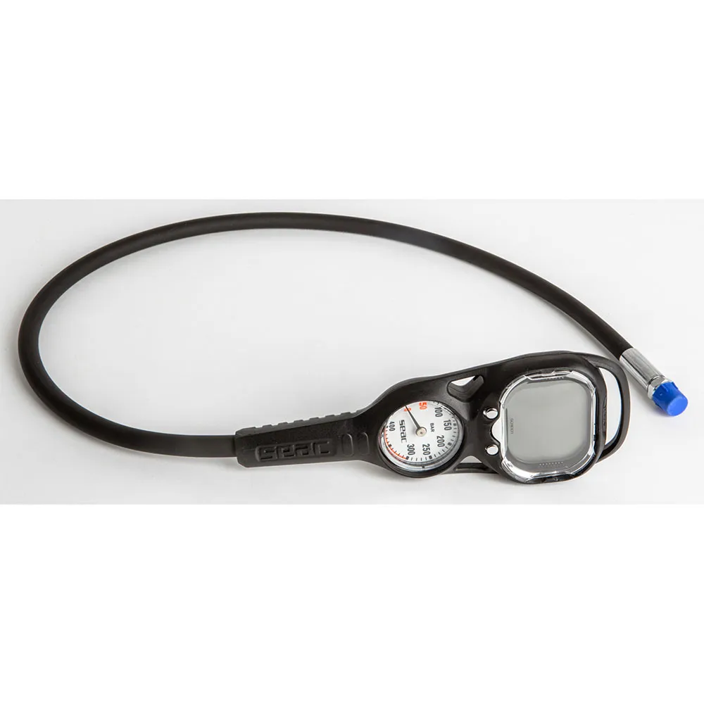 SEAC Manometer And Screen Console pressure gauge Black | Diveinn