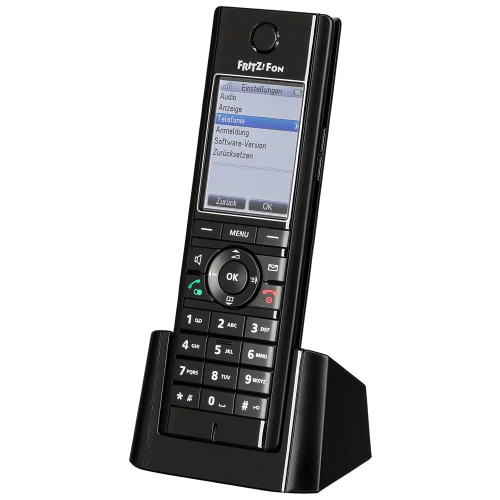 Avm Fritz! Fon C5 Cordless Wireless Landline Phone Black| Techinn