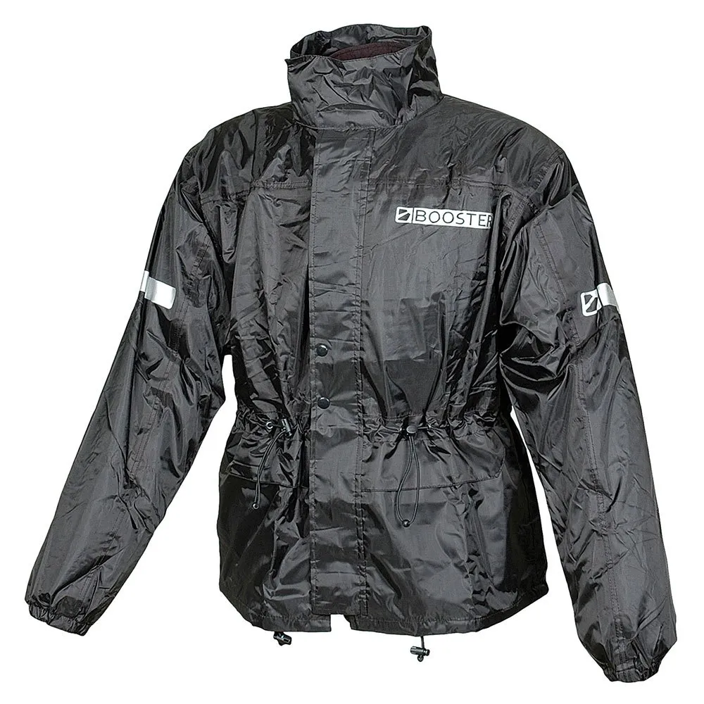 Booster Stream rain jacket Black | Motardinn