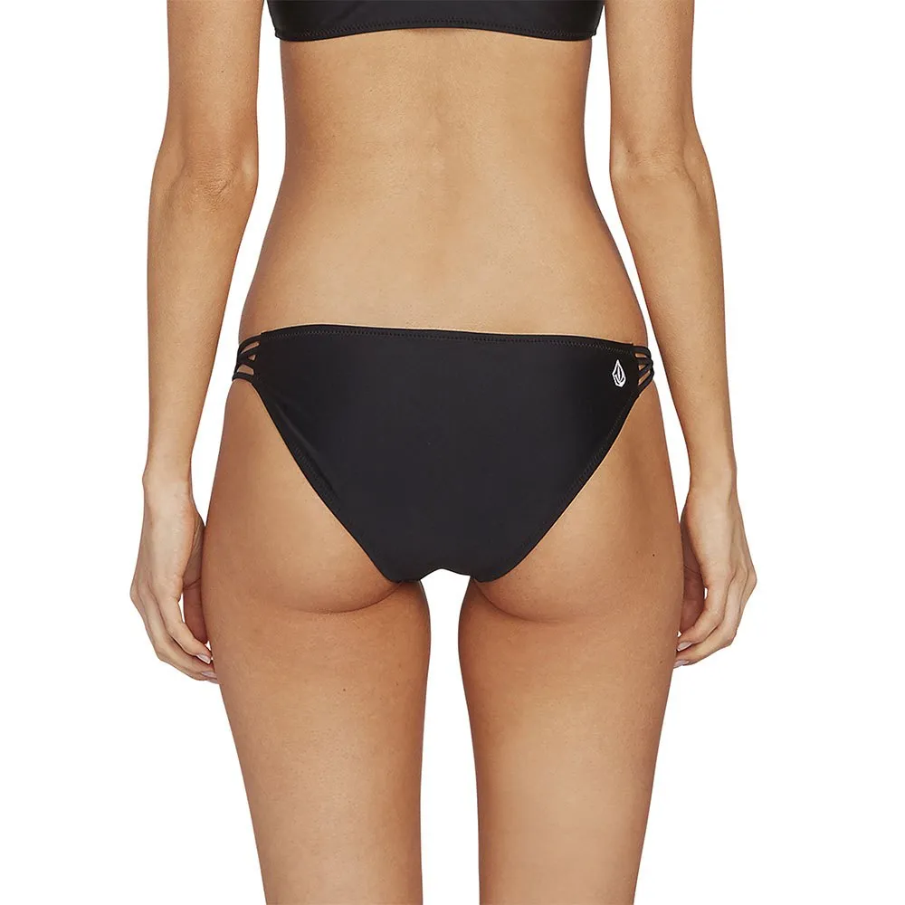 Volcom Simply Solid Full Bikini Bottom Black | Dressinn