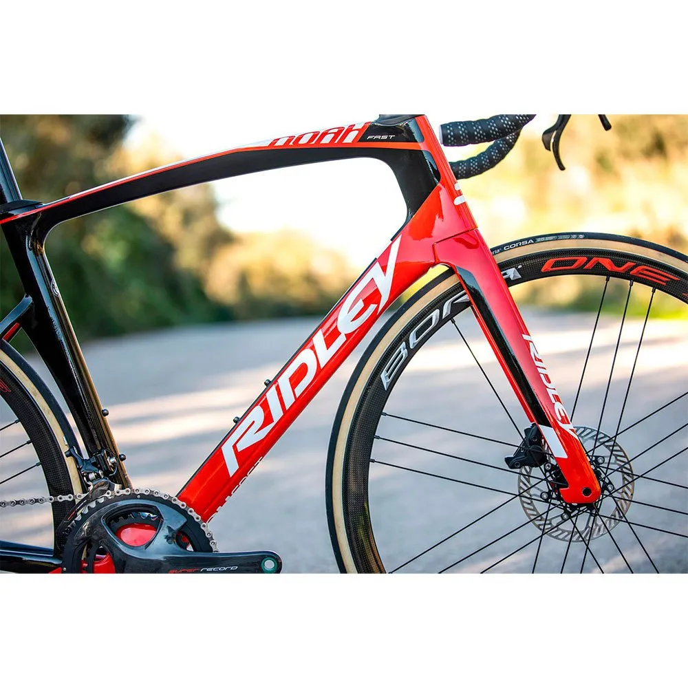 Ridley Noah Fast Disc Carbon Ultegra 2021 Road Bike, Red | Bikeinn