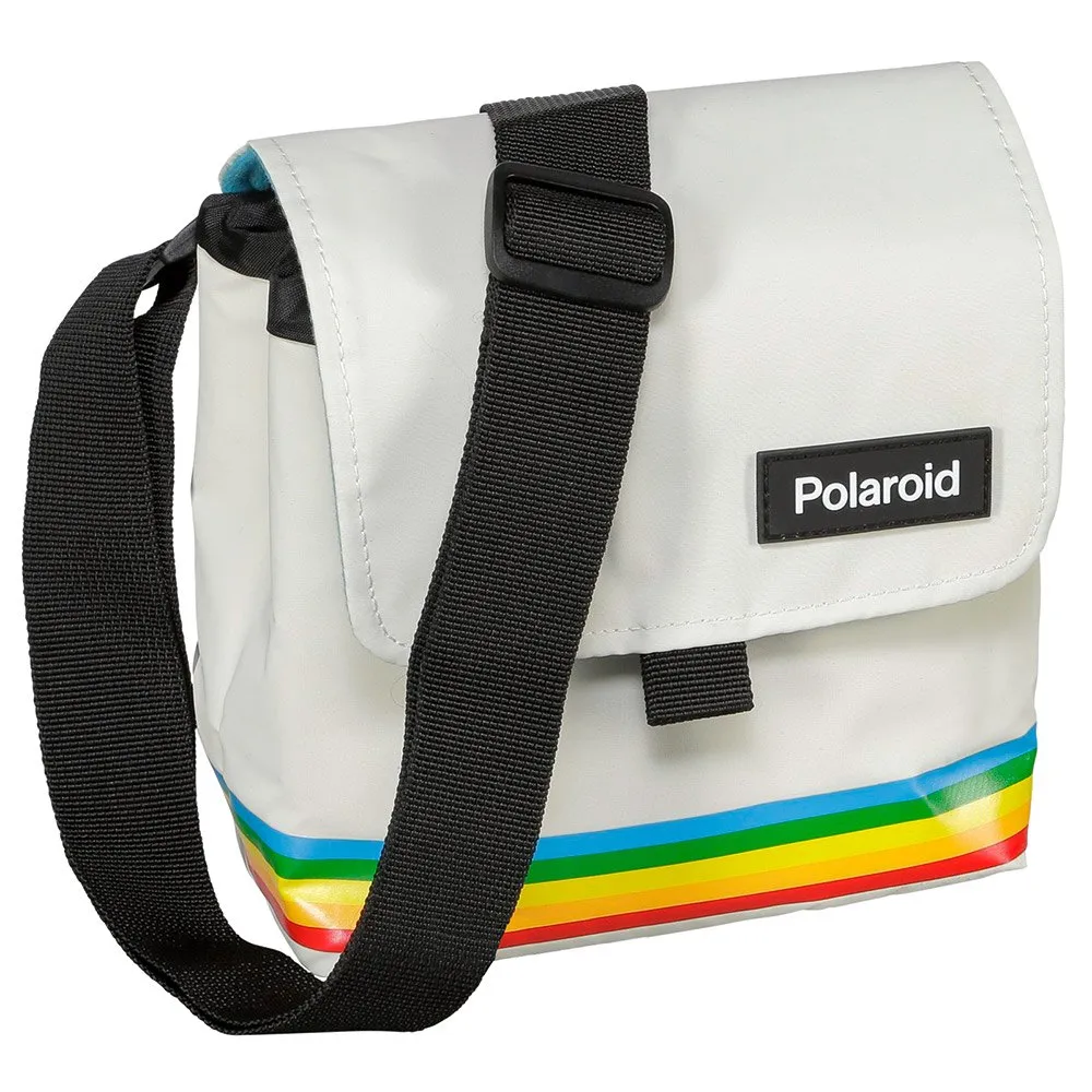 Polaroid Logo Shoulder camera Bag White | Techinn