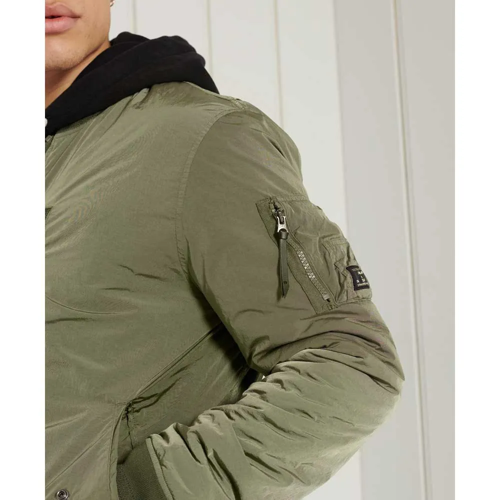 Superdry Military Bomber Jacket Green | Dressinn