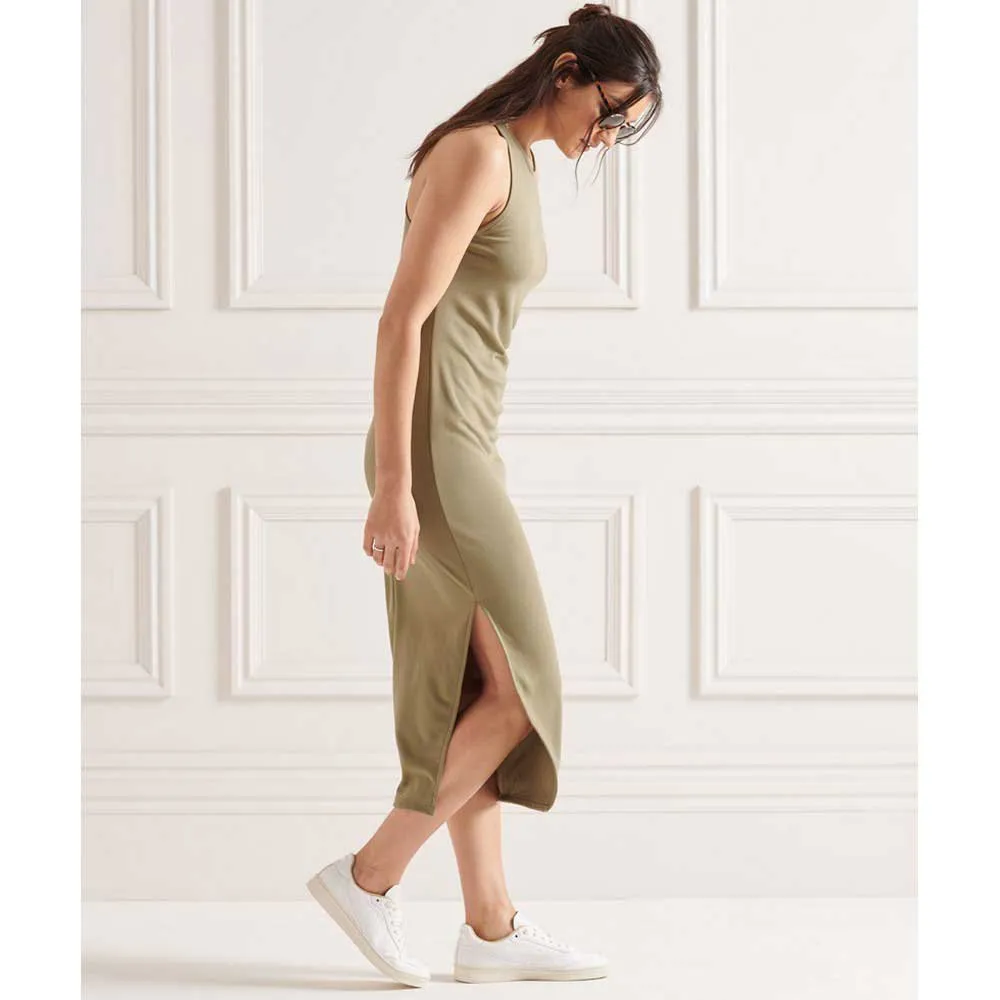 Superdry Strap Back Dress Green | Dressinn