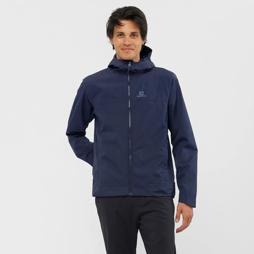 Salomon Explore Waterproof 2L Jacket Blue | Trekkinn