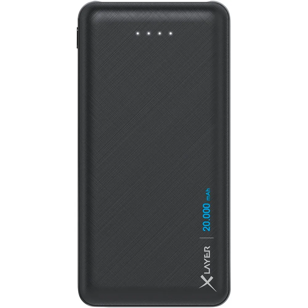 Xlayer Micro Black 20000mAh Powerbank Black | Techinn