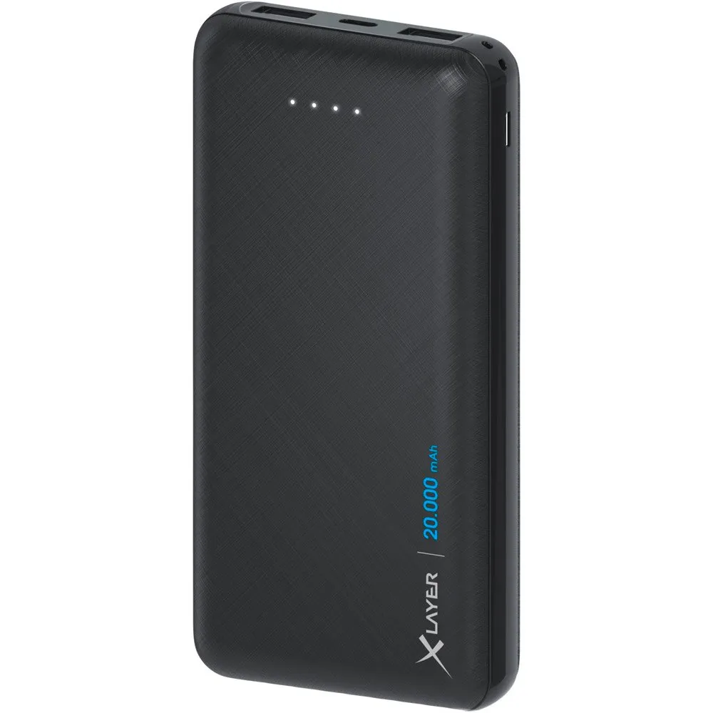 Xlayer Micro Black 20000mAh Powerbank Black | Techinn