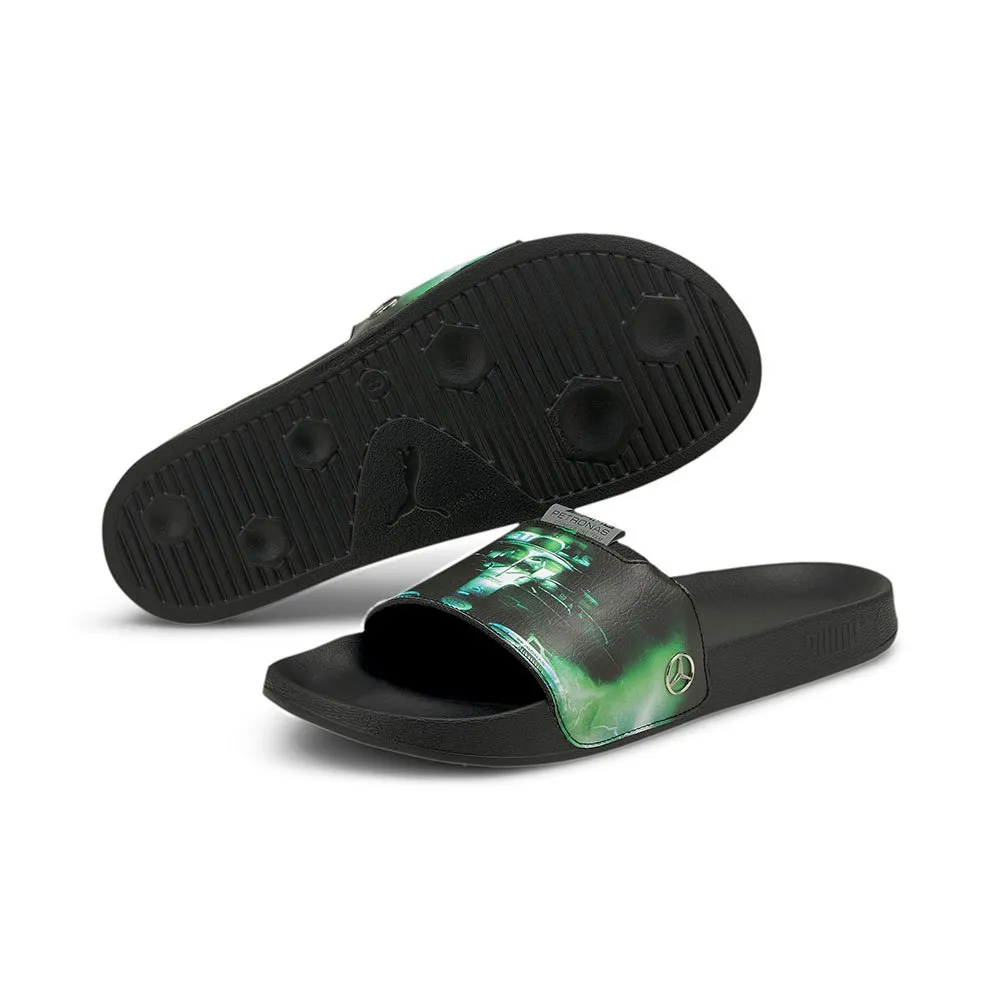 Puma Mercedes AMG Petronas F1 Graphic Leadcat Future slides Black| Dressinn