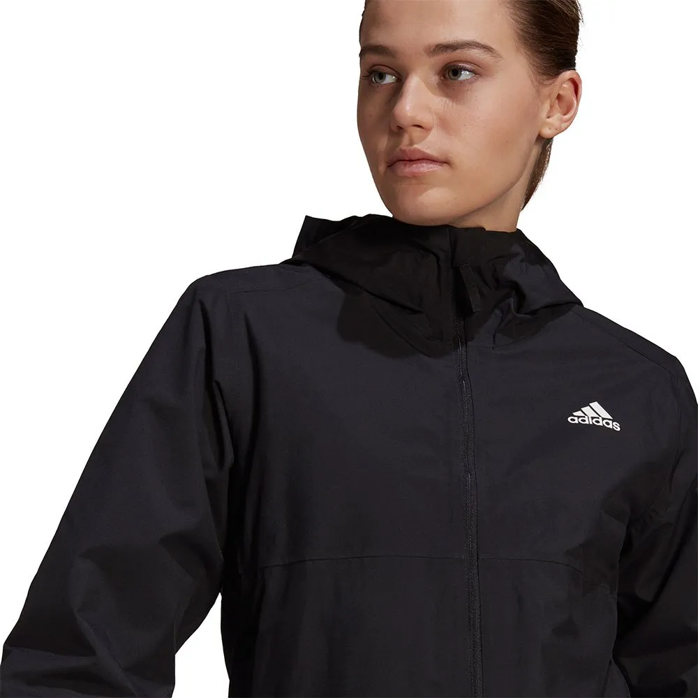 adidas Basic 3 Stripes Rain.RDY Jacket Black | Trekkinn