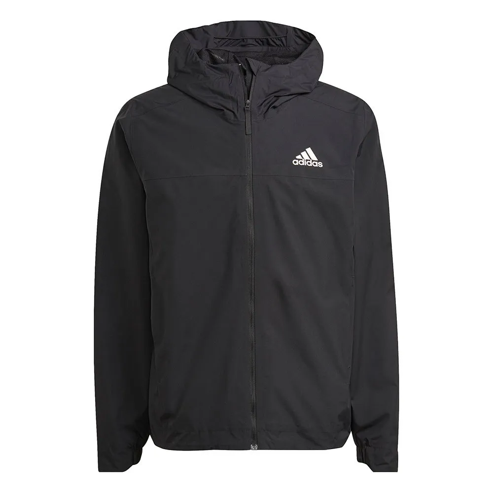 adidas BSC 3-Stripes Rain.RDY jacket Black | Trekkinn