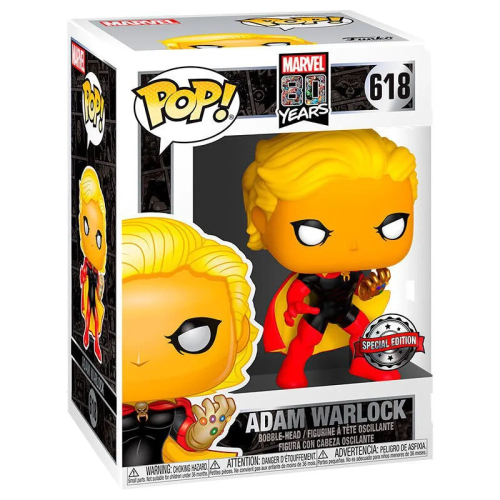 Funko POP Marvel 80th First Appearance Adam Warlock Exclusive ...