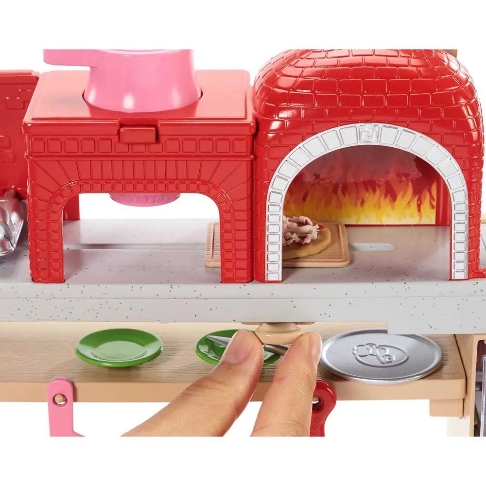 Barbie Pizza Maker Play Set & Doll Multicolor | Kidinn