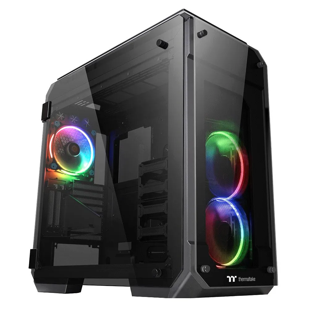 Thermaltake View 71 Tempered Glass RGB Tower Box Black | Techinn