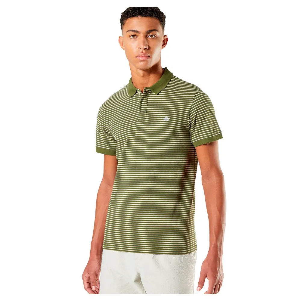 Dockers 360 Versatile Short Sleeve Polo Shirt Green | Dressinn