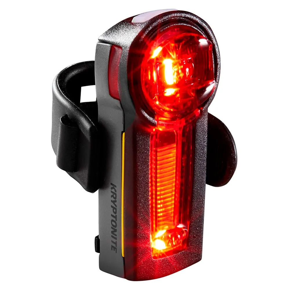 Kryptonite Incite XBR rear light, Black | Bikeinn