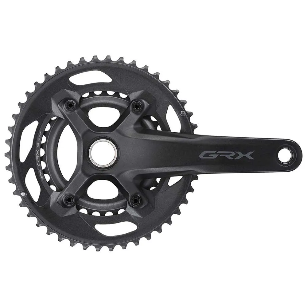 Shimano GRX FC-RX600 110/80 BCD crankset, Black | Bikeinn
