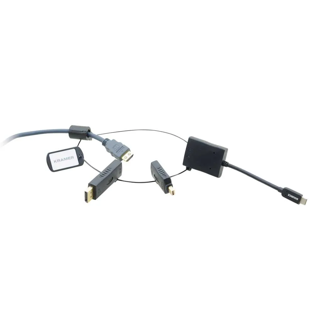 Kramer AD-RING-8 USB C-HDMI Noir | Techinn