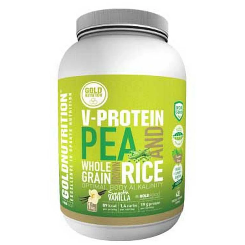Gold nutrition V-Protéine 1Kg Vanille, Argenté | Bikeinn