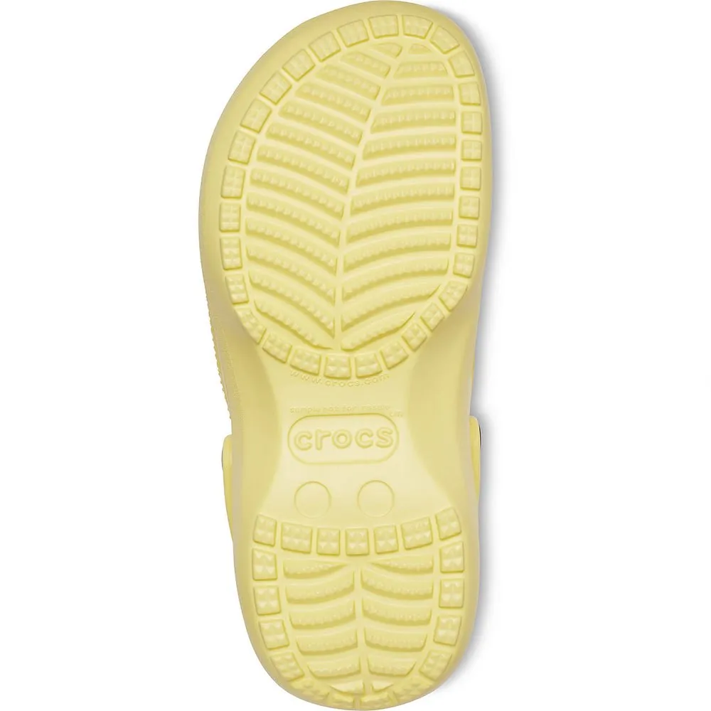 Crocs Classic Platform Clogs Yellow | Dressinn
