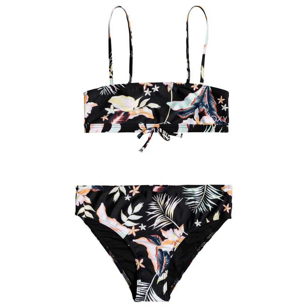 Roxy California Friends Bandeau Bikini Black | Xtremeinn