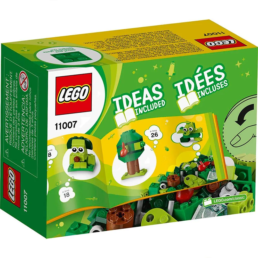 Lego 11007 Ladrillos Creativos Verdes Verde | Kidinn