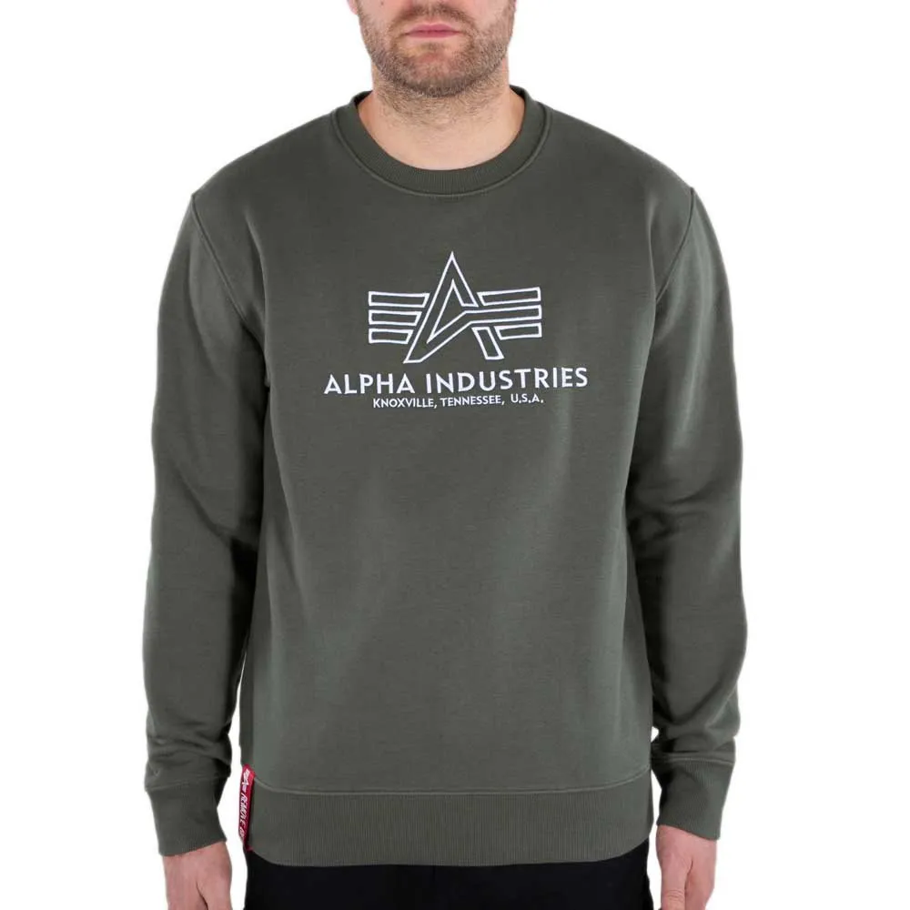 Alpha industries Basic Embroidery sweatshirt Green | Dressinn