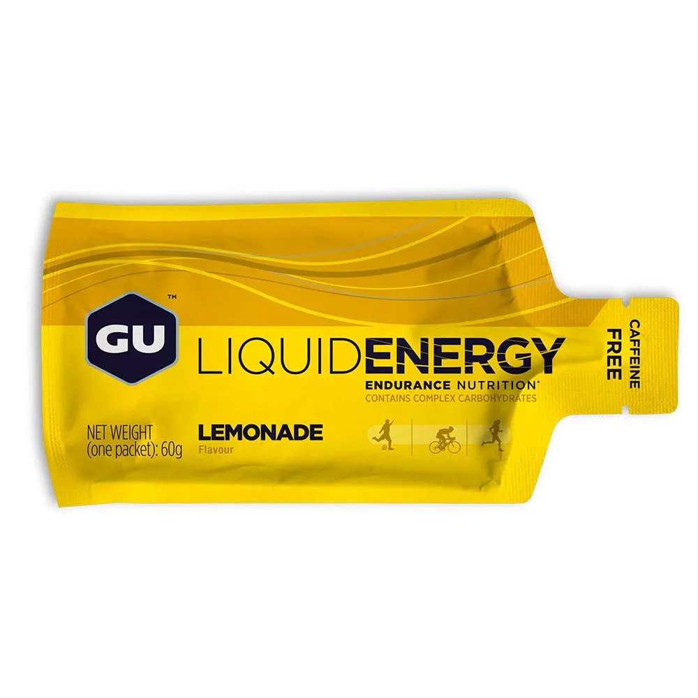 GU Liquid Energy 60g Lemon12 Units Box, Brown | Bikeinn